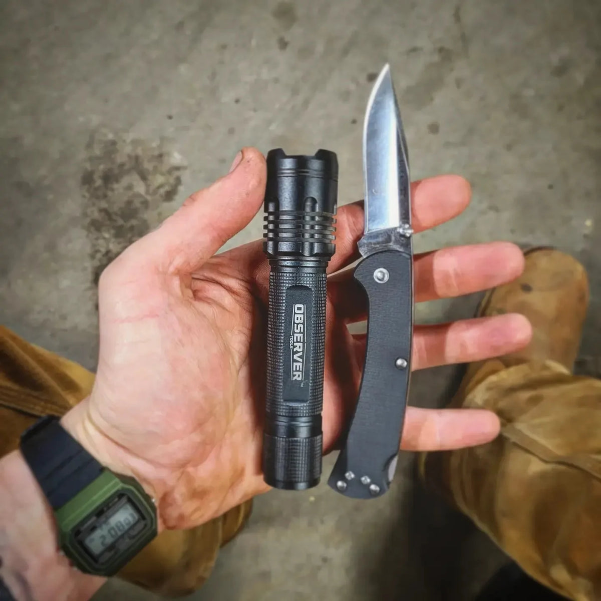 Observer Tools FL2 1000 Pocket LED Rechargeable Flashlight